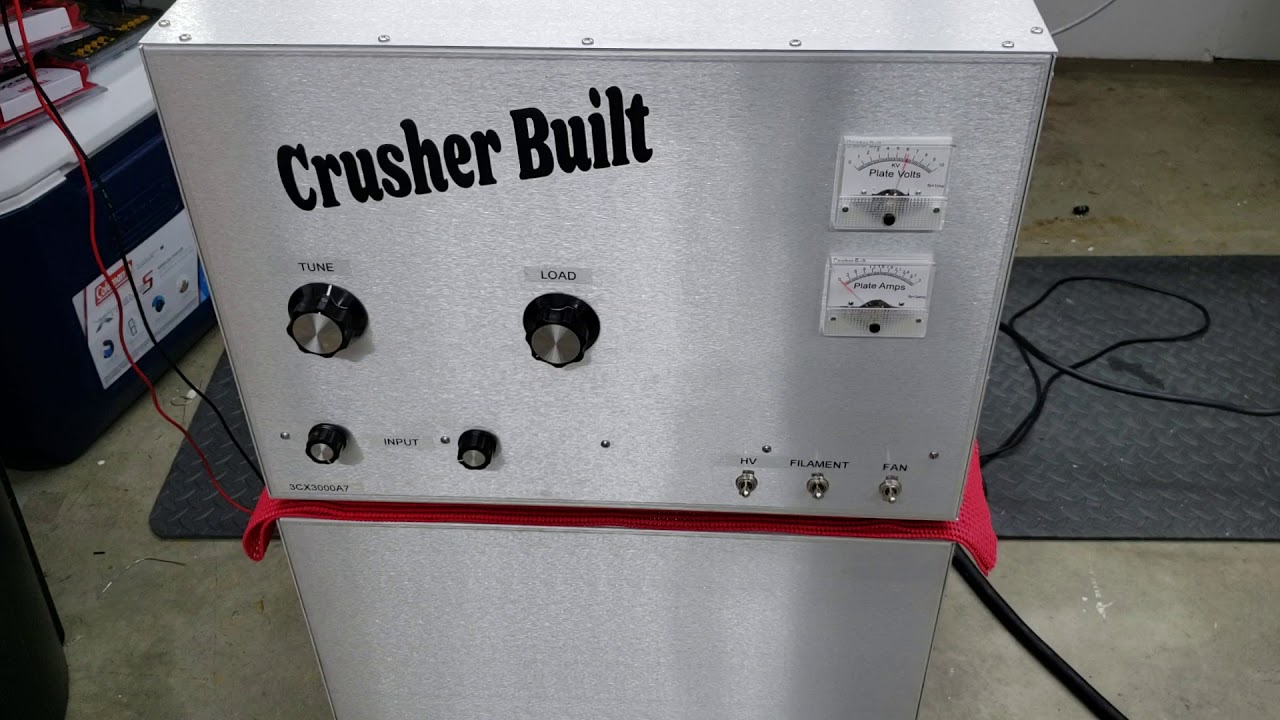 CrusherBuilt 3cx3000a7 performance video 400w bird input - YouTube