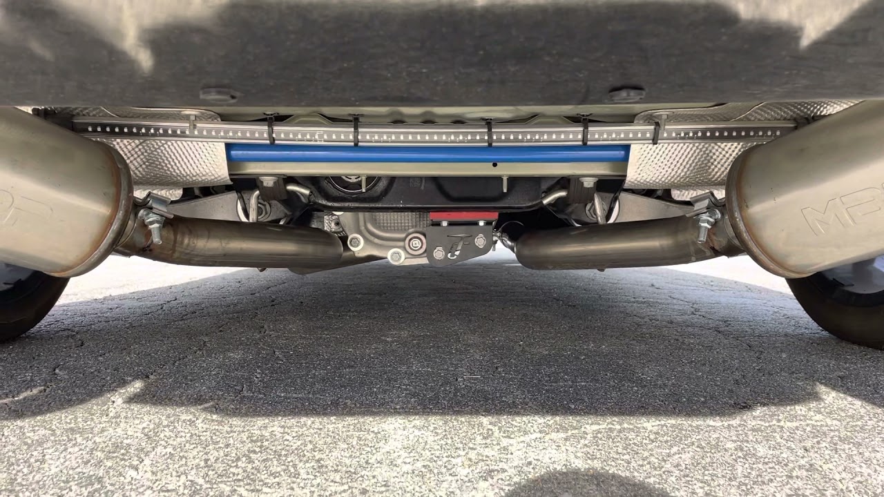 FenFab stiffy diffy rear differential brace installed on a 2020 ...