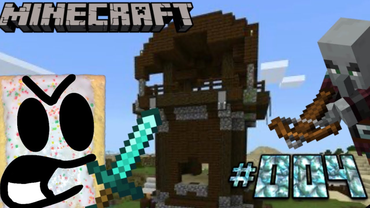 RAIDING A PILLAGER OUTPOST!! (Minecraft PS4 #004) - YouTube