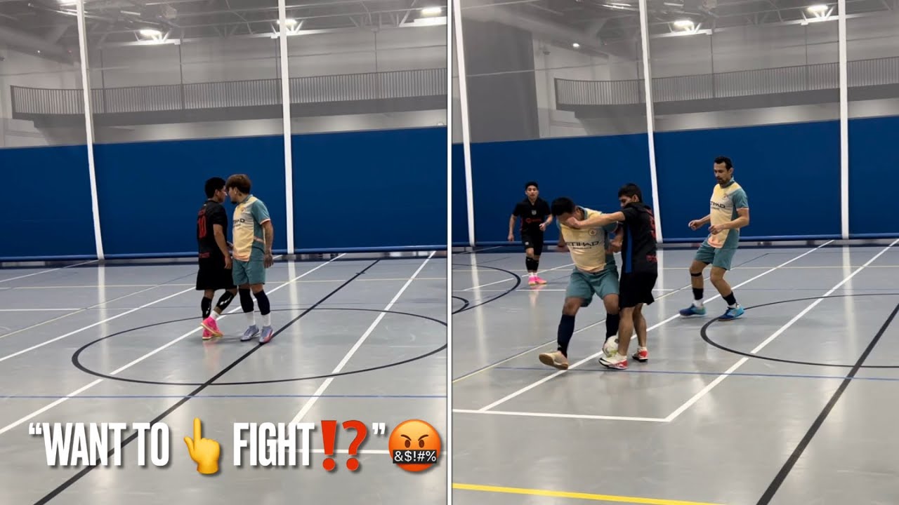 Fatal FUTSAL SOCCER Game Turns into FACE OFF FIGHT! - YouTube