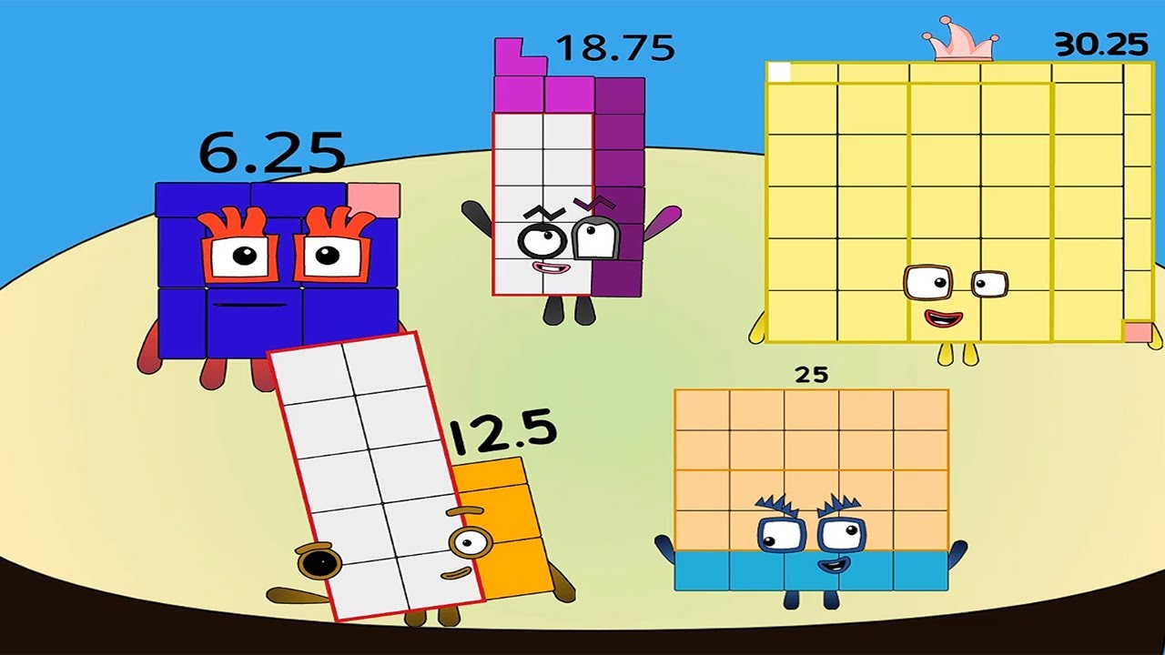 Numberblocks Band But 6.25!Season 5 | Learn Adding Numbers - YouTube