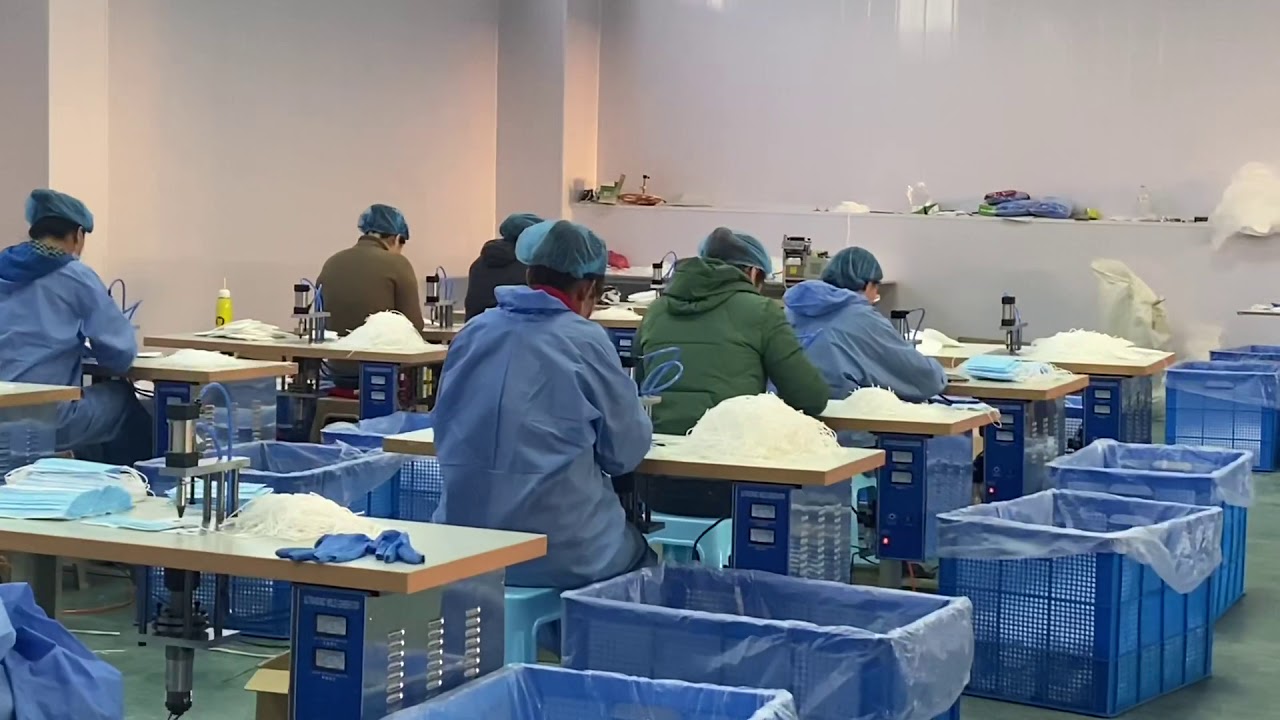 How to make FFP2 KN95 N95 mask by hand ? - YouTube
