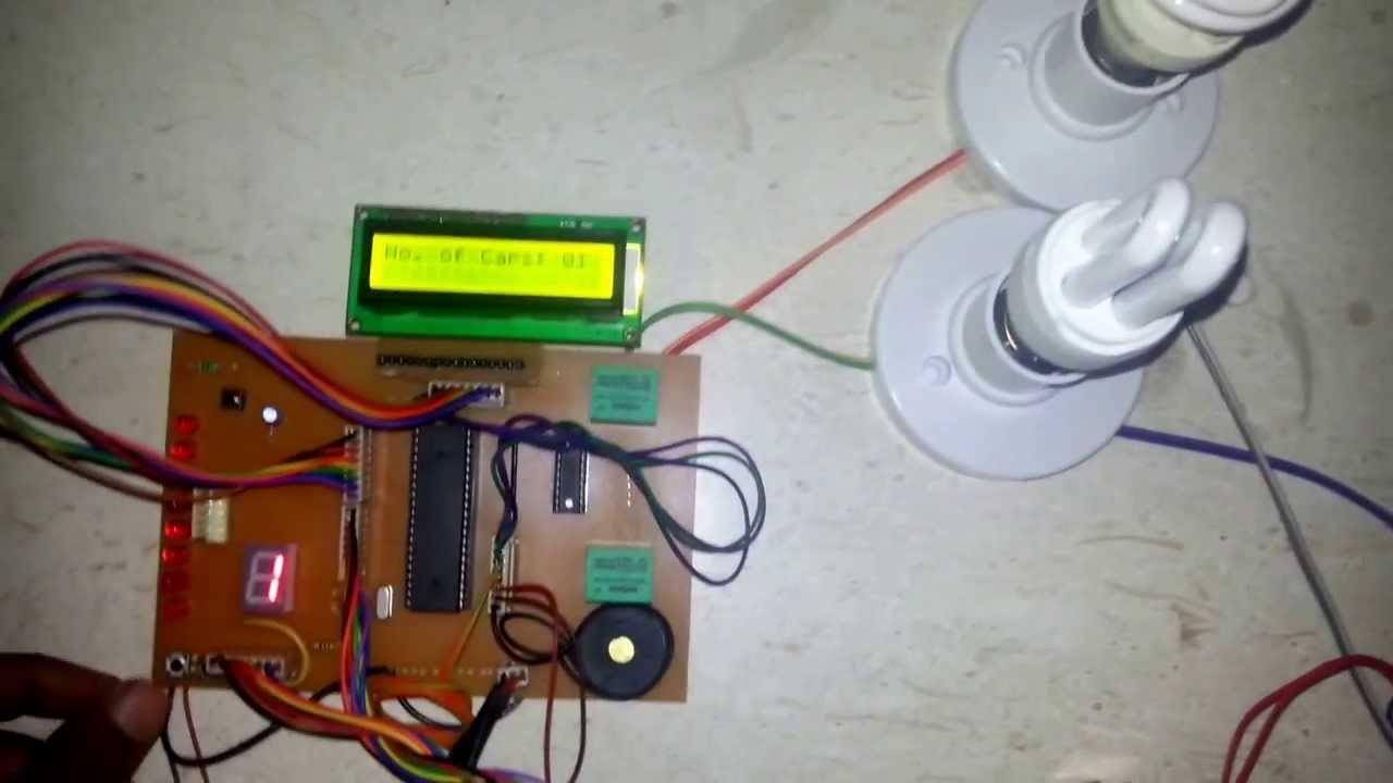 Advanced car parking system using 8051 - YouTube