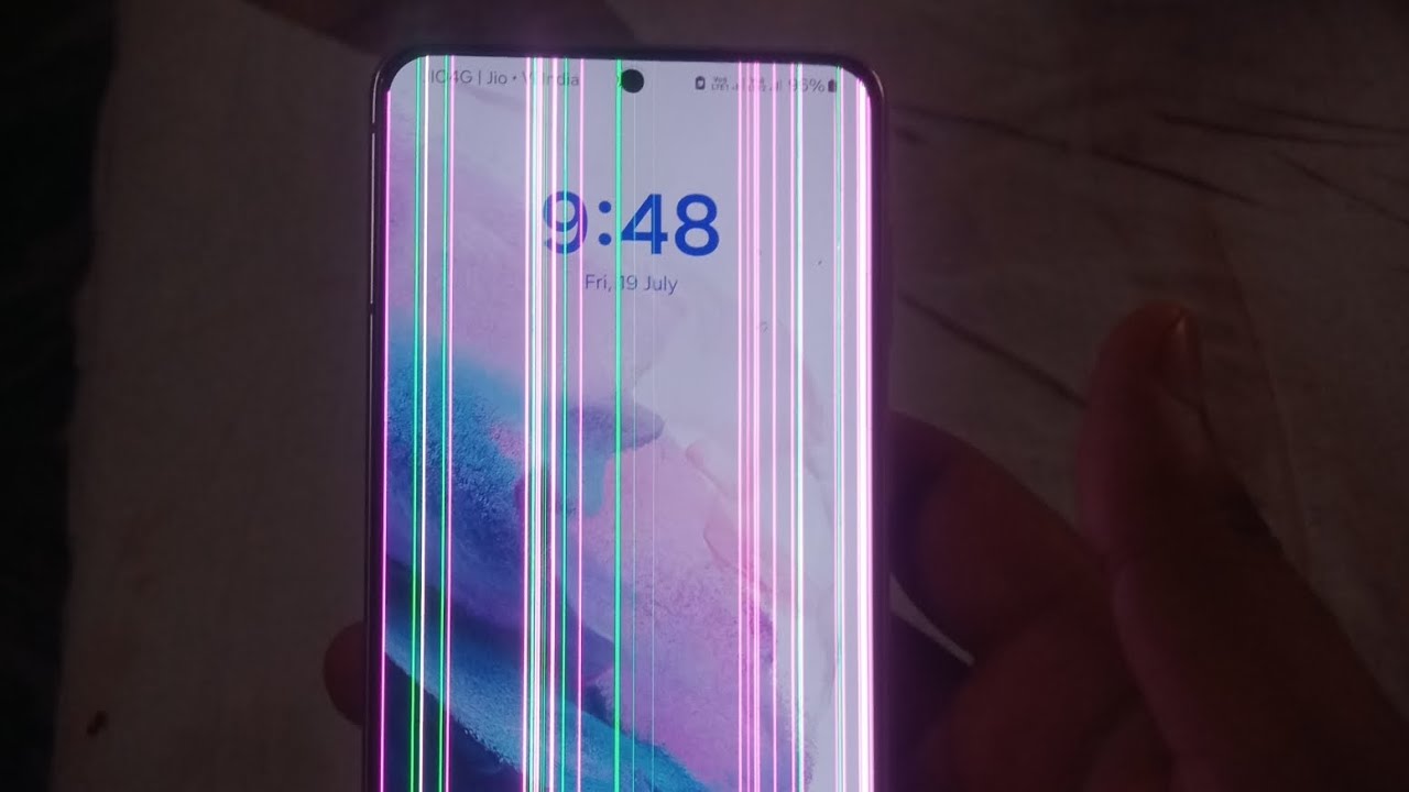Samsung S21 Plus Display Green Line Problem I Promise I Don't Use ...