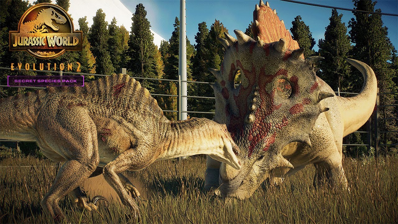New Hybrids Spinoraptor Vs Spinoceratops Jurassic World Evolution 2