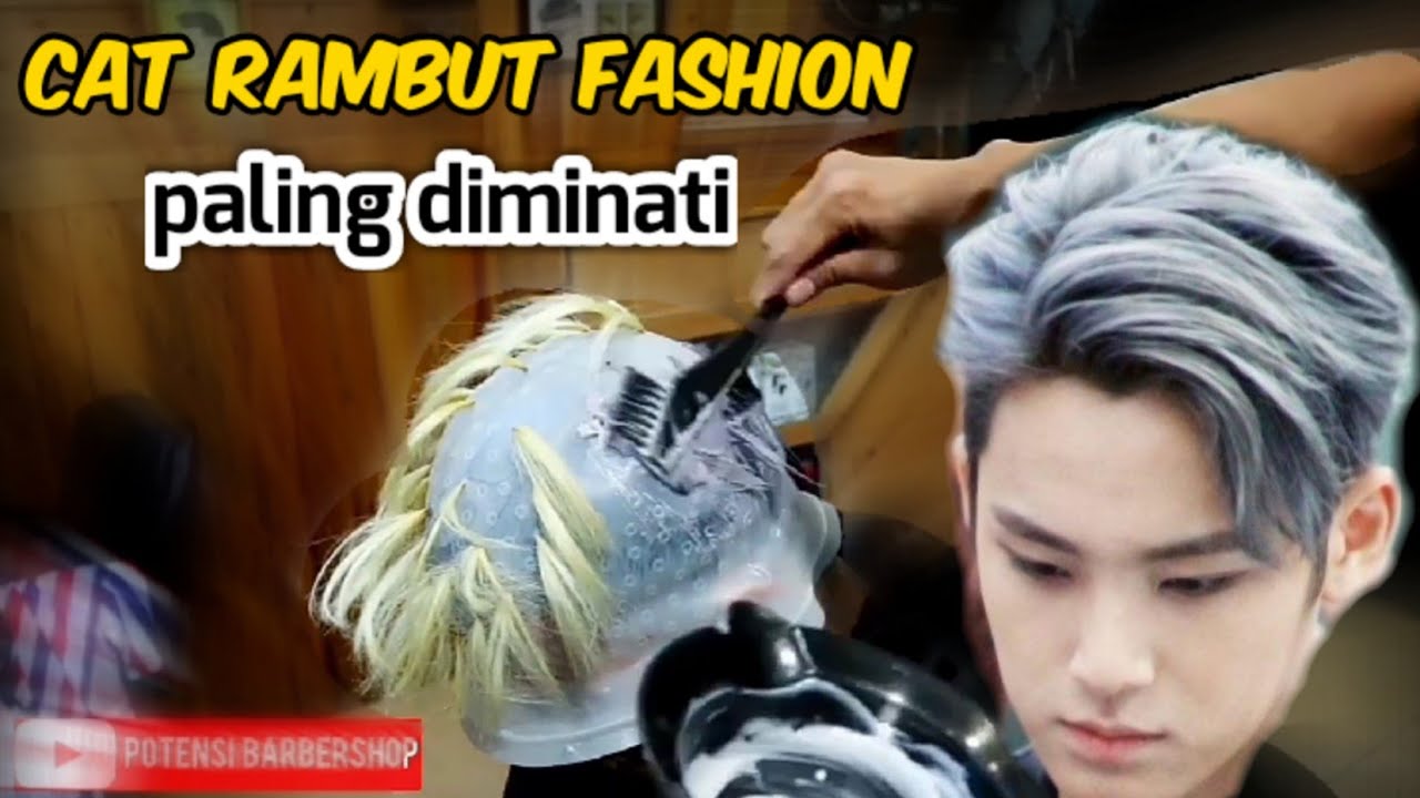 SEMIR RAMBUT PALING DIMINATI SEMUA ORANG‼️ Ash grey hair - YouTube