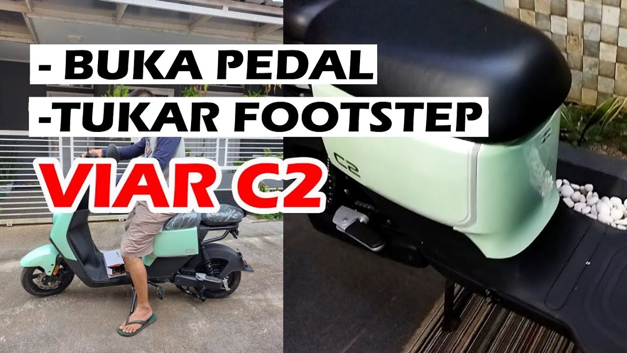 MODIF sepeda listrik viar c2 - YouTube