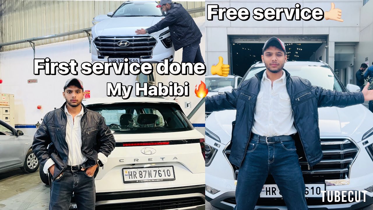 First Service Experience Our My Creta || rabber Rust coating Paint ...