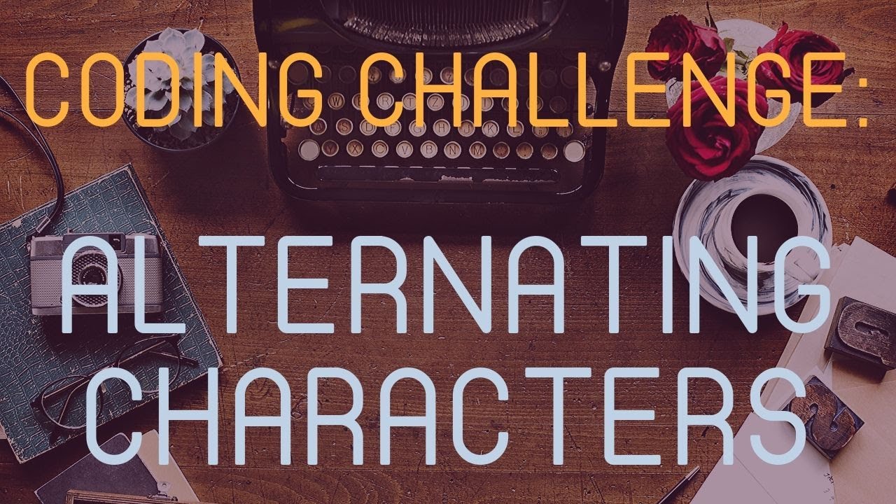 Hackerrank Alternating Characters Javascript Youtube 3084