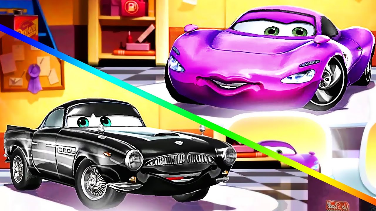 Cars 2: Fast Lightning - Undercover Agent Finn & Holley Shiftwell - YouTube