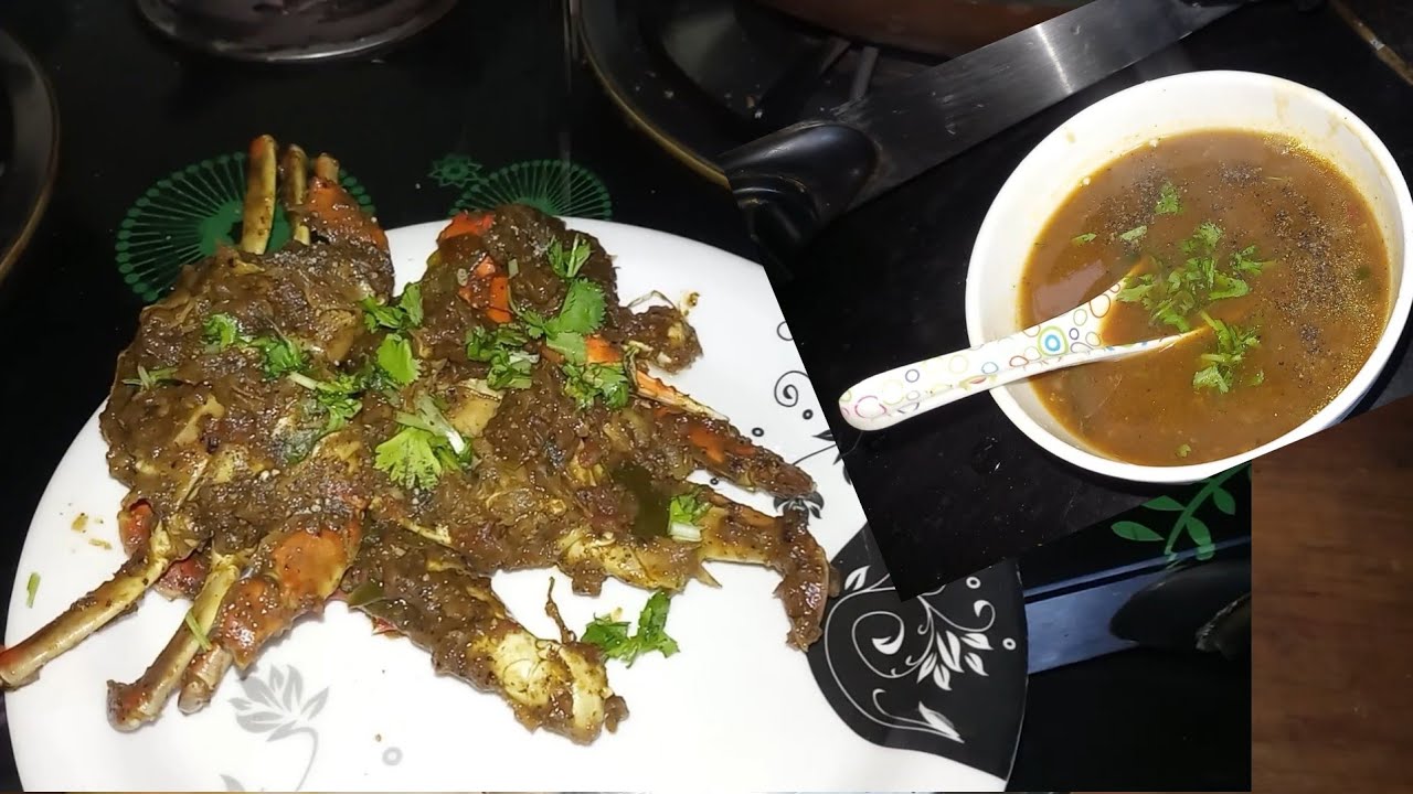 Crab recipe-nandu soup-nandu fry/semi gravy recipe|abhi vg cooking ...