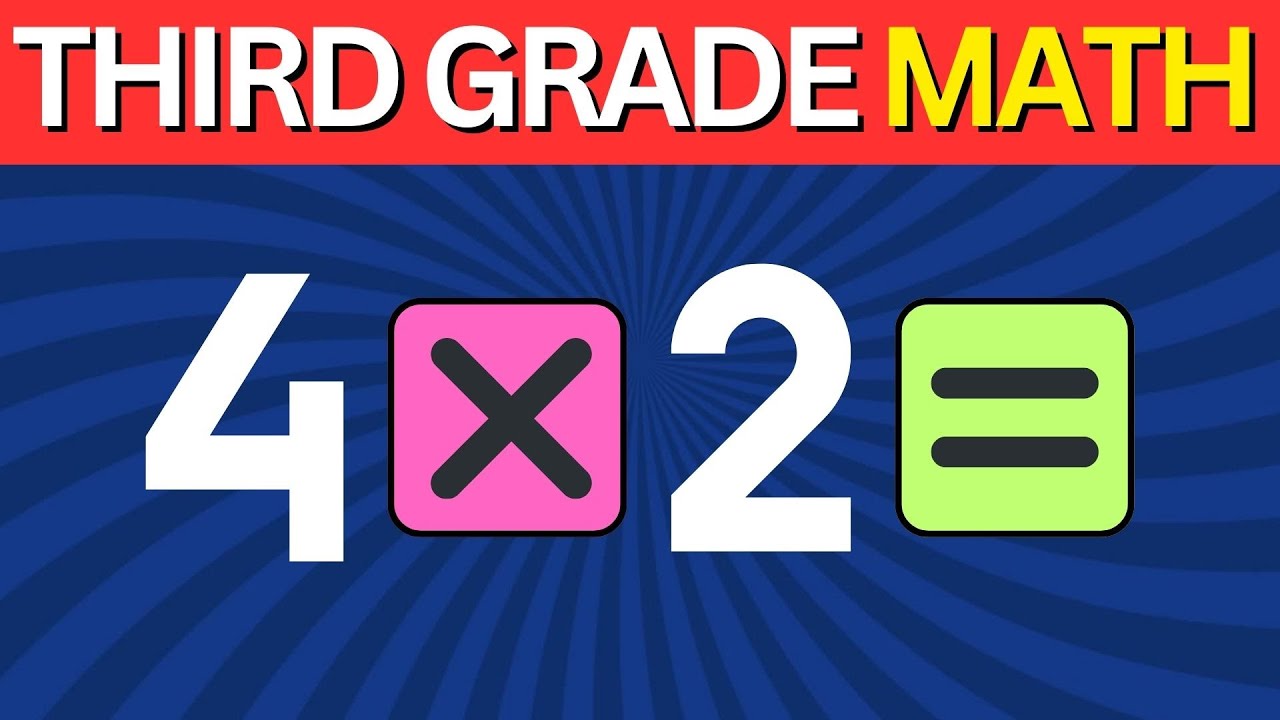 Are You SMARTER Than A Third Grader? | Grade 3 Math | Math Tutor ...