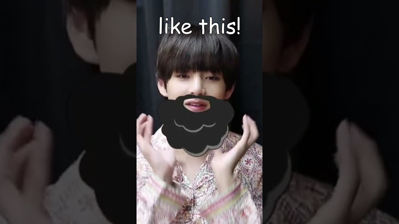 tae's favorite kind of beard and mustache, HE'S SO CUTE 🥺 - YouTube