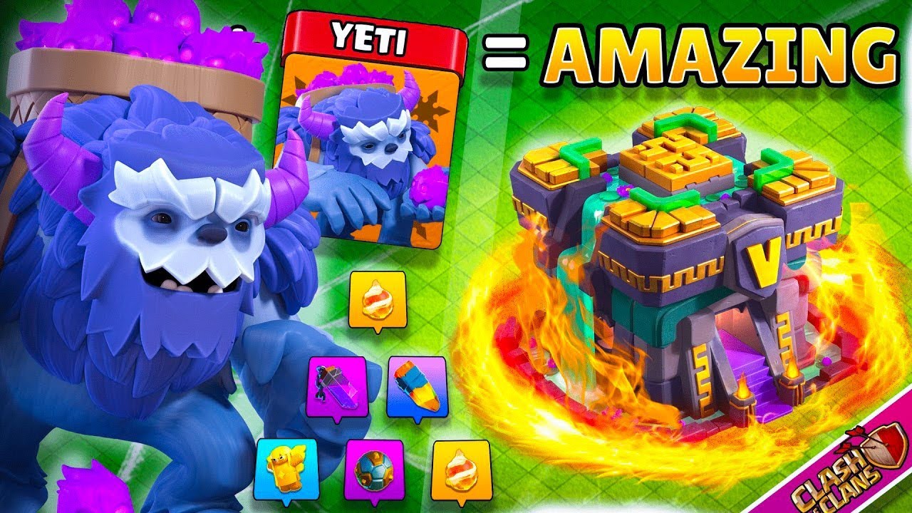 YETI Attack Strategy That Wins Every Time | Th14 Bowler Attack | Super ...