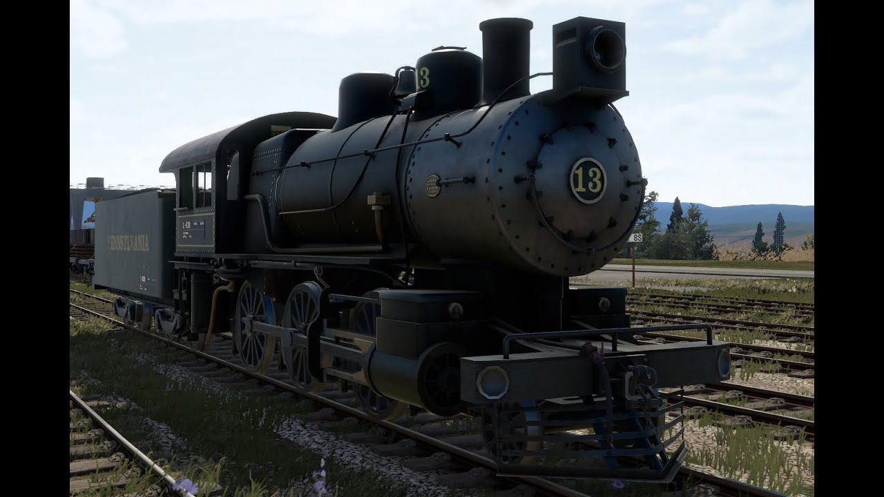 Derail Valley: Run at Tonnage in the PRR F3 Mogul - YouTube