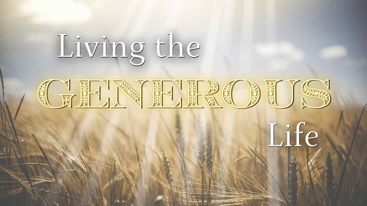 God the Generous Giver - June 9 2024 - YouTube