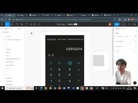 Membuat UI kalkulator sederhana menggunakan figma - Interaksi Manusia dan Komputer - YouTube