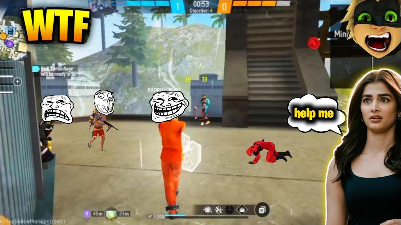 Free Fire Funny Moments 😄 | World's Top Funniest Moments Ever 😅 | Free ...