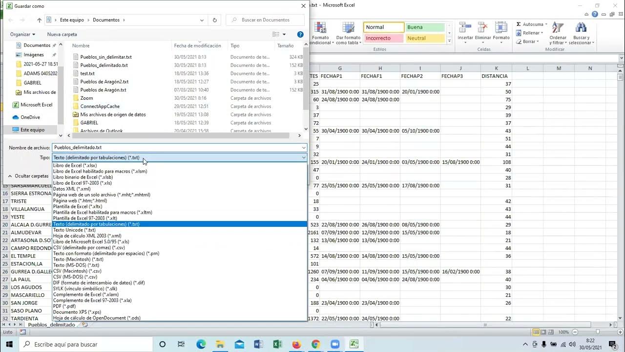 IMPORTACIÓN Y EXPORTACIÓN DE DATOS CON EXCEL - YouTube