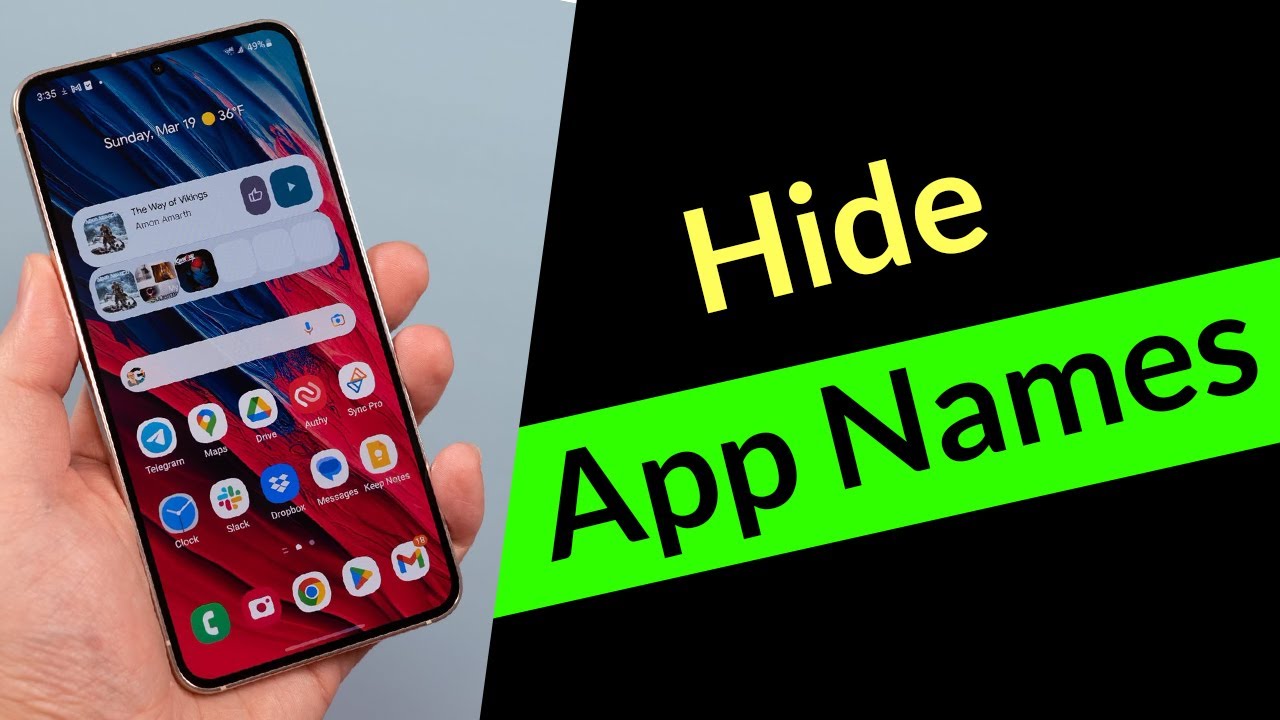 How to Hide App Names Android Phone? Remove App Icon Labels - YouTube