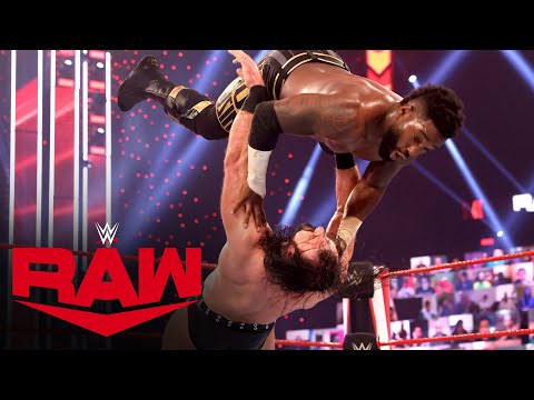 Drew McIntyre vs. The Hurt Business – 2-on-1 Handicap Match: Raw, Mar. 22, 2021