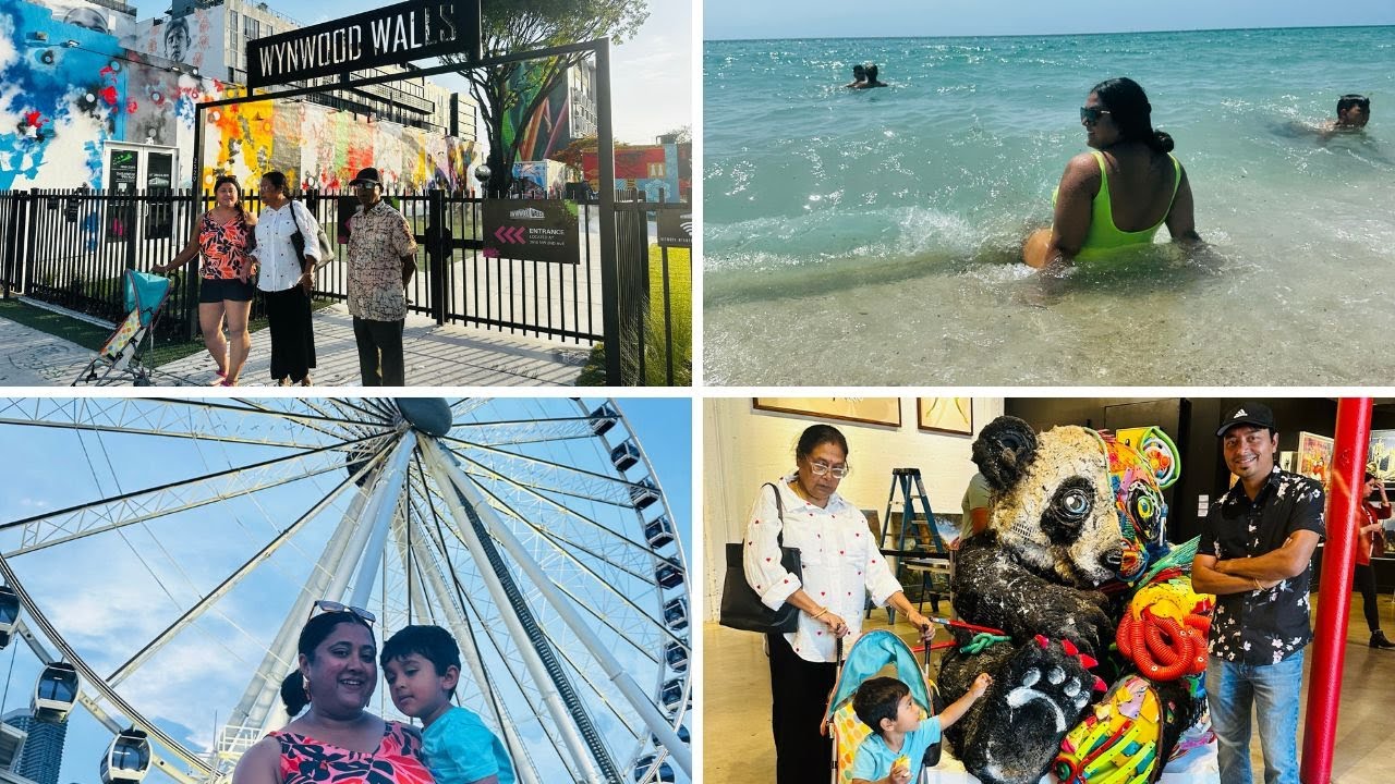 EXPLORING MIAMI WITH FAMJAM !! A FUN DAYOUT VLOG !! BEACH DAY & SO MUCH ...