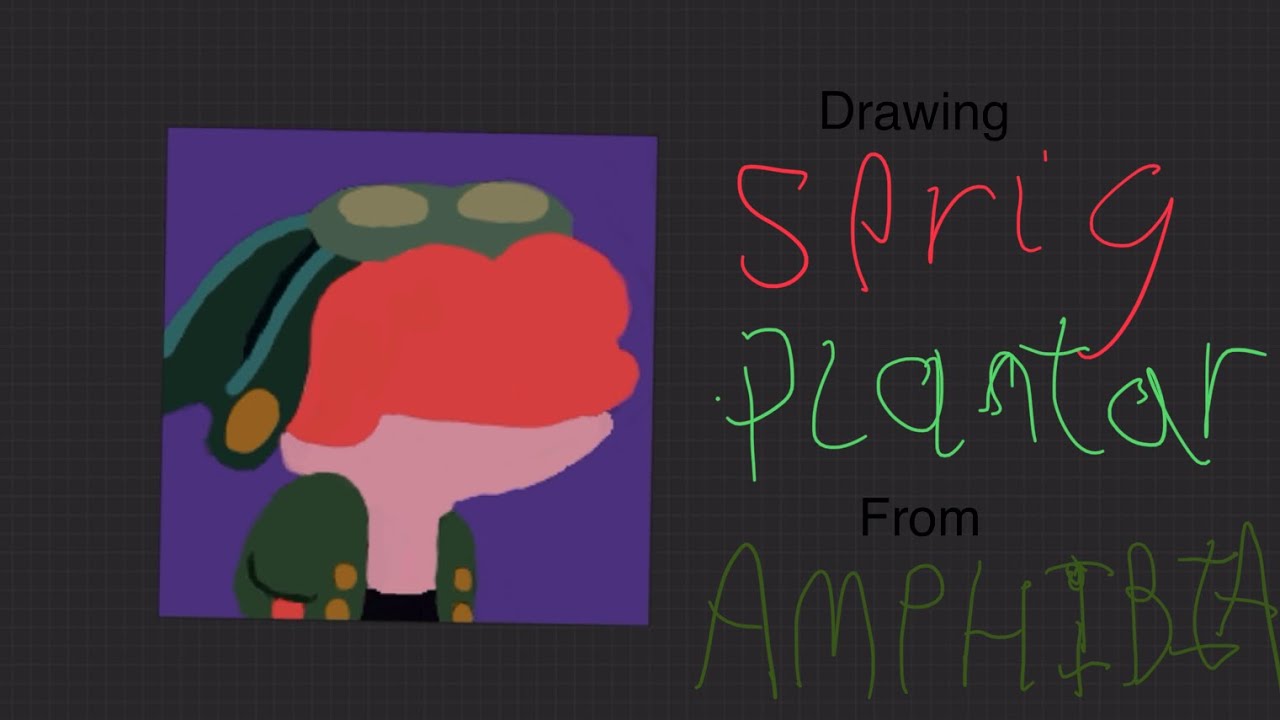 Drawing a Sprig Plantar pfp from Amphibia - YouTube
