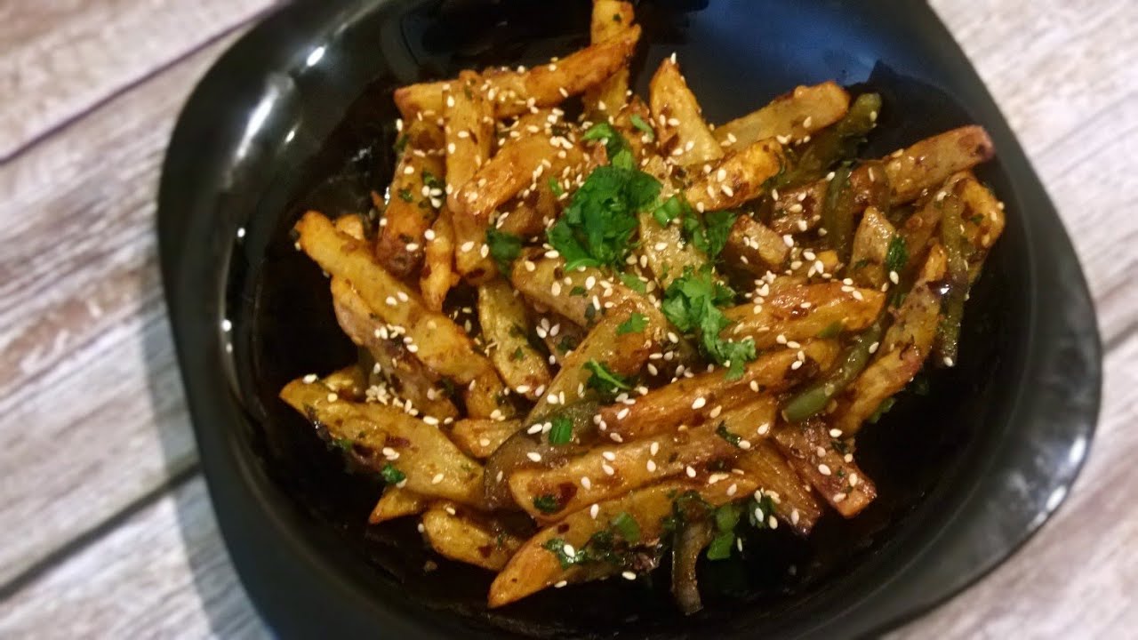 Honey Chilli Potatoes-Indian chinese appetizer-Recipe by DMade - YouTube