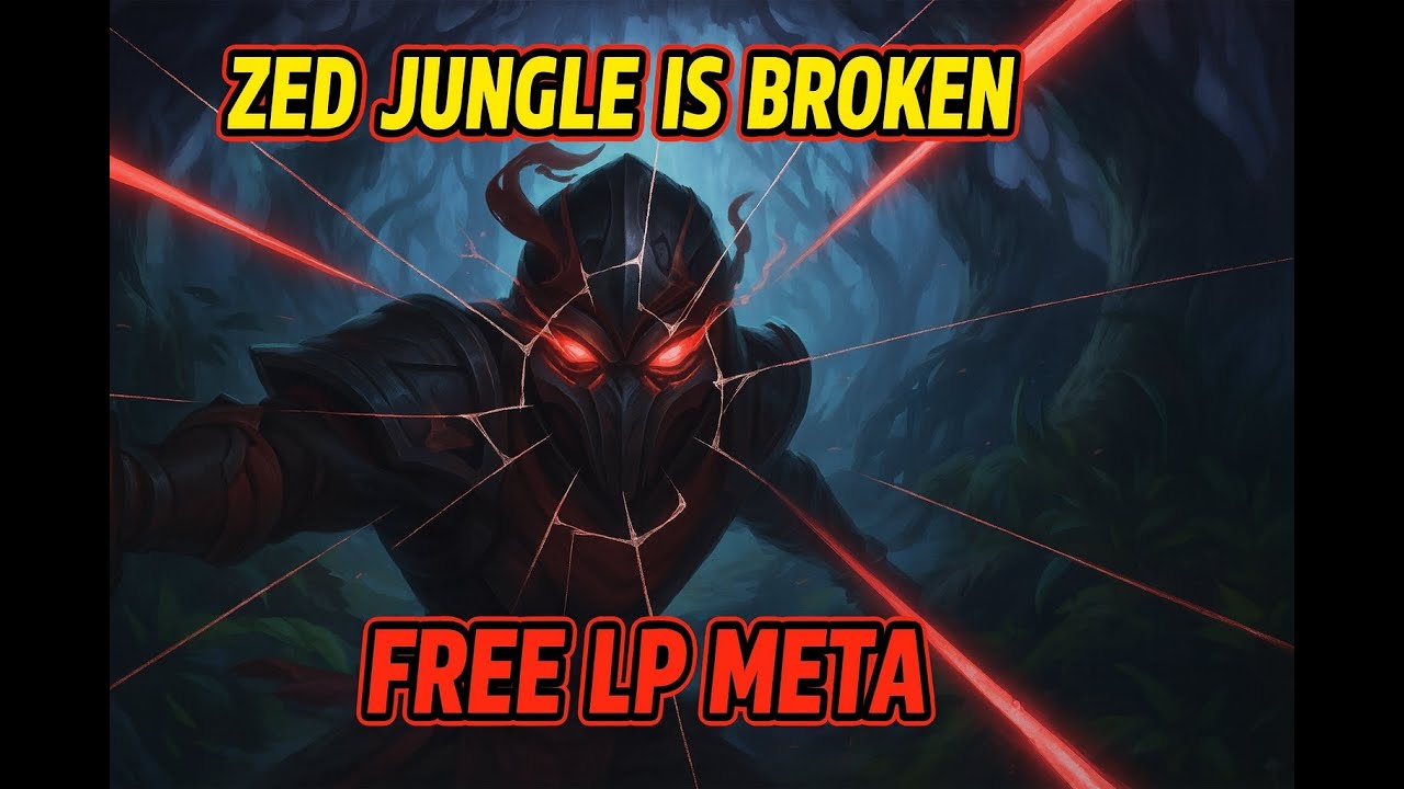 The New Zed Jungle Build Is Deleting Ranked Games - YouTube