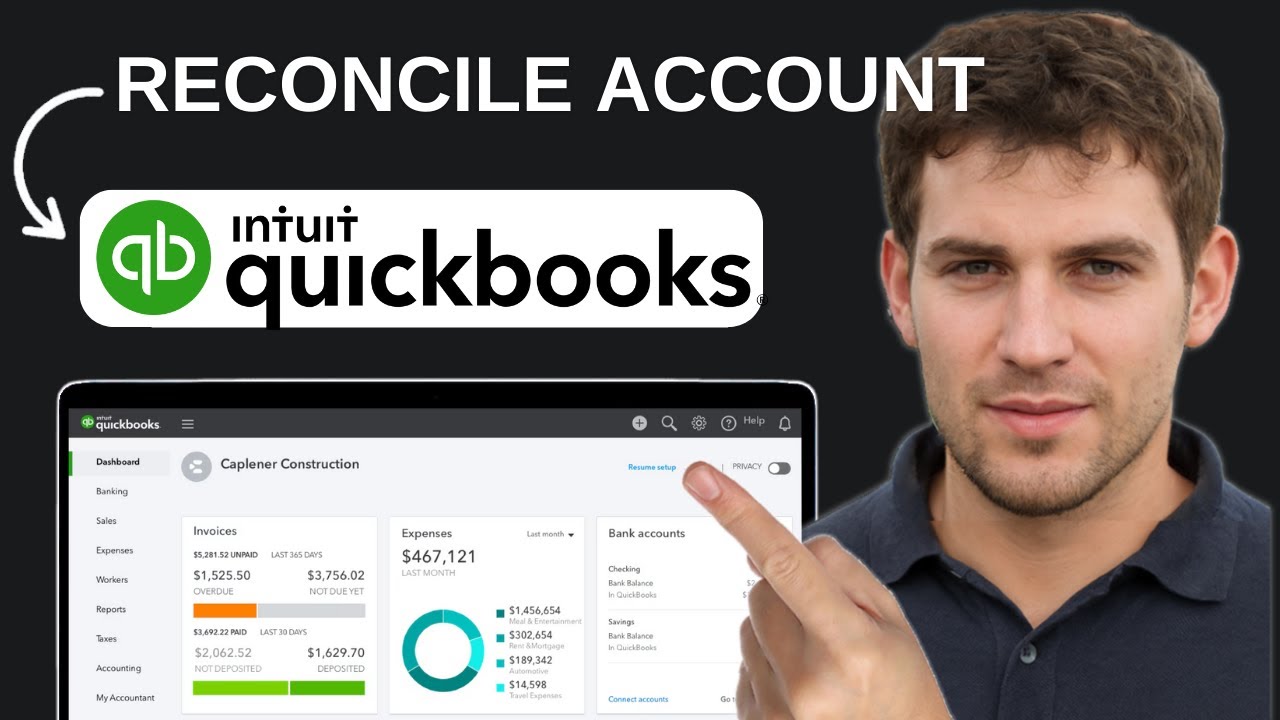 How to Reconcile Accounts in QuickBooks Online Full 2025 Guide - YouTube
