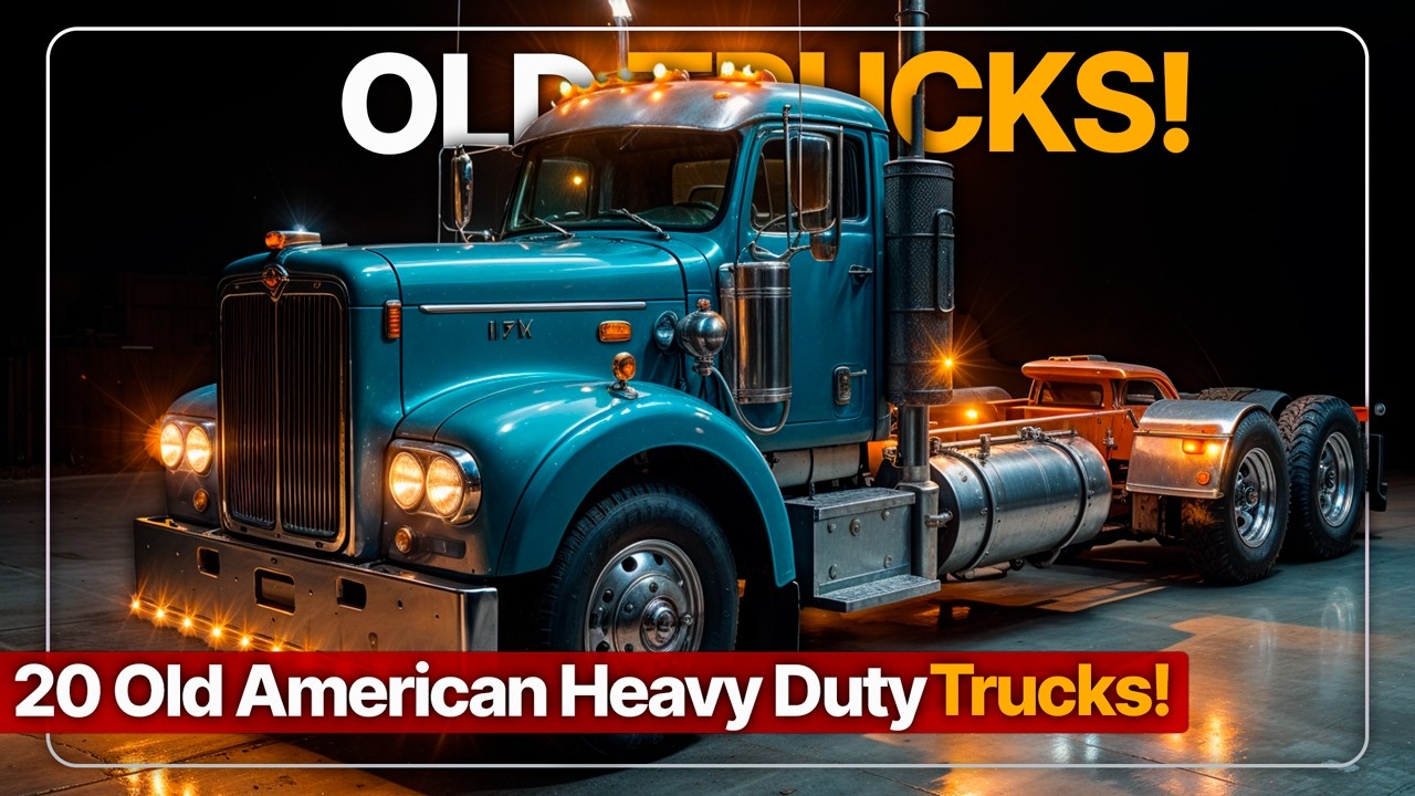 20 Old American Heavy Duty Trucks of All Time! You've Never Seen! - YouTube