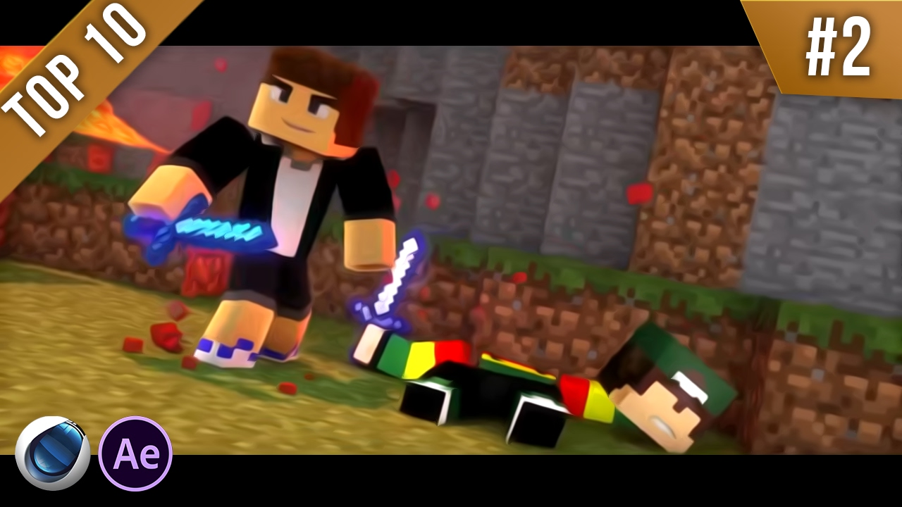 Top 10 Minecraft Intro Templates Cinema 4d And After Effects 2 Free