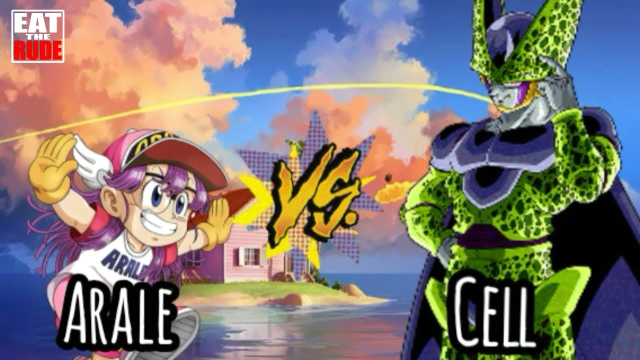 arale vs cell Resumen fan manga - YouTube