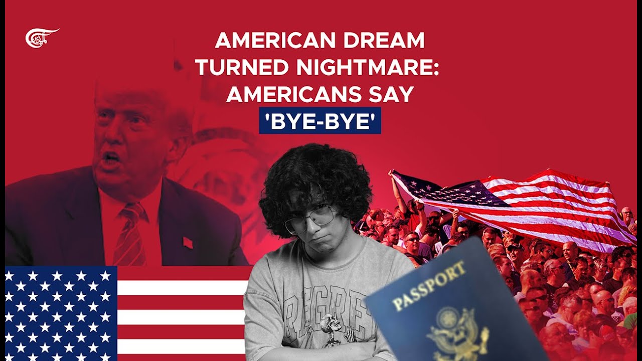 American dream turned nightmare: Americans say 'Bye-Bye' - YouTube