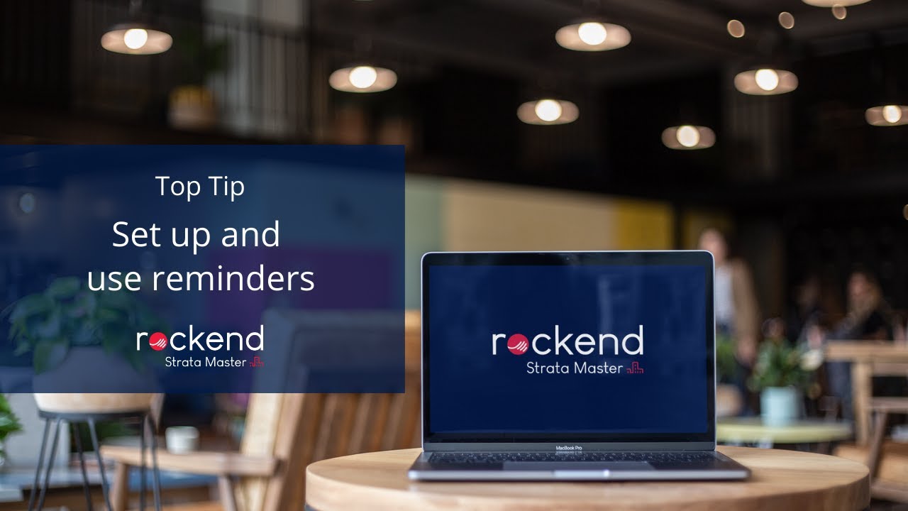 Strata Master Top Tip - Set up and use reminders - YouTube