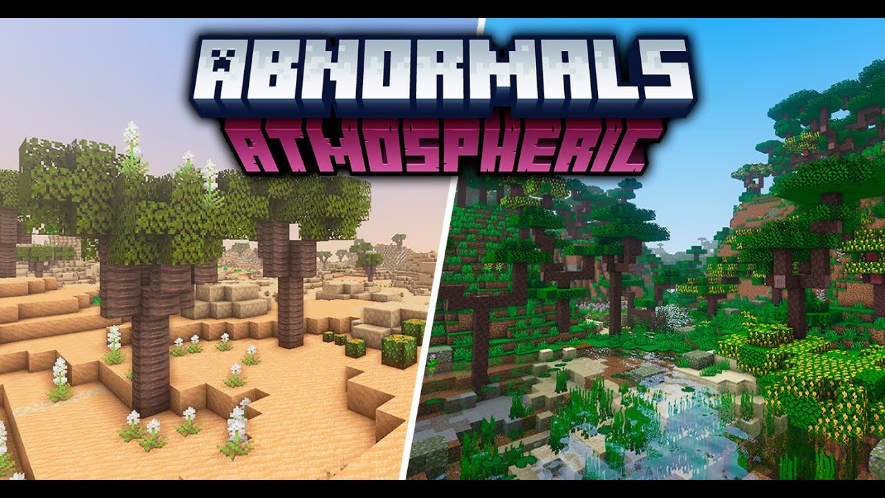 ATMOSPHERIC 1.16.5 : NUEVOS BIOMAS GENIALES PARA MINECRAFT - YouTube