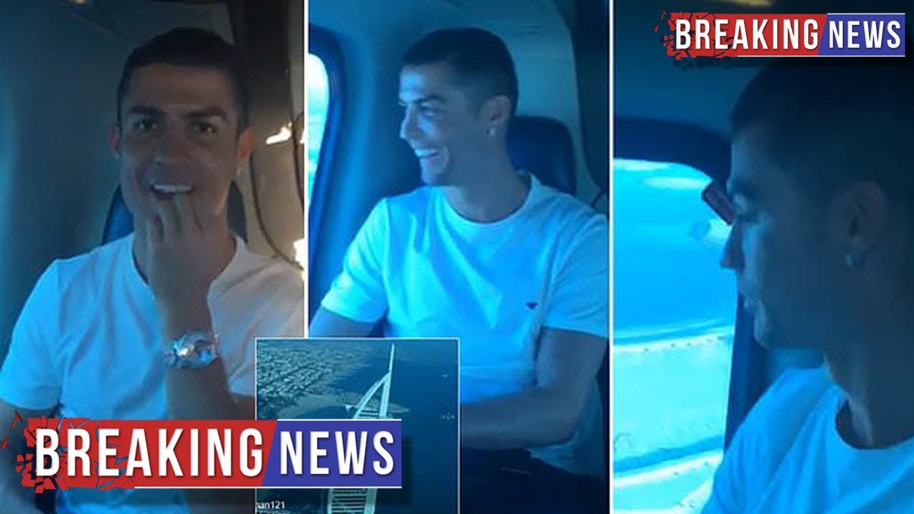 Cristiano Ronaldo enjoys Dubai helicopter ride as Juventus star makes ...