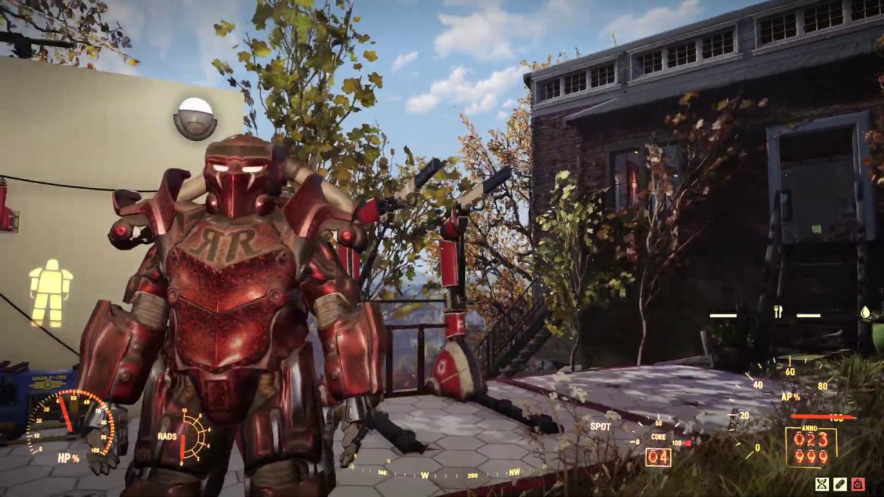 Red Ranger Power Armor skin, acloser look. - YouTube