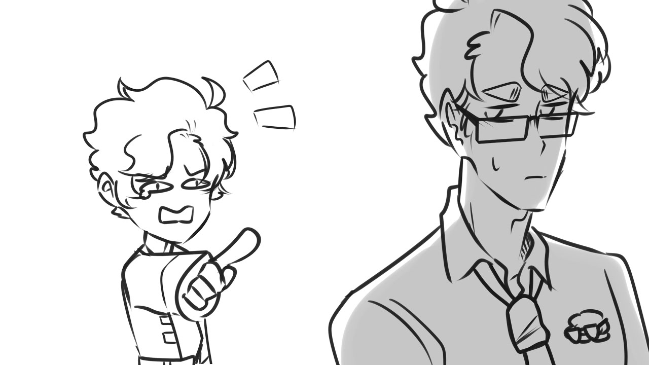 He pushed me down the stairs! | Sanders Sides Animatic - YouTube