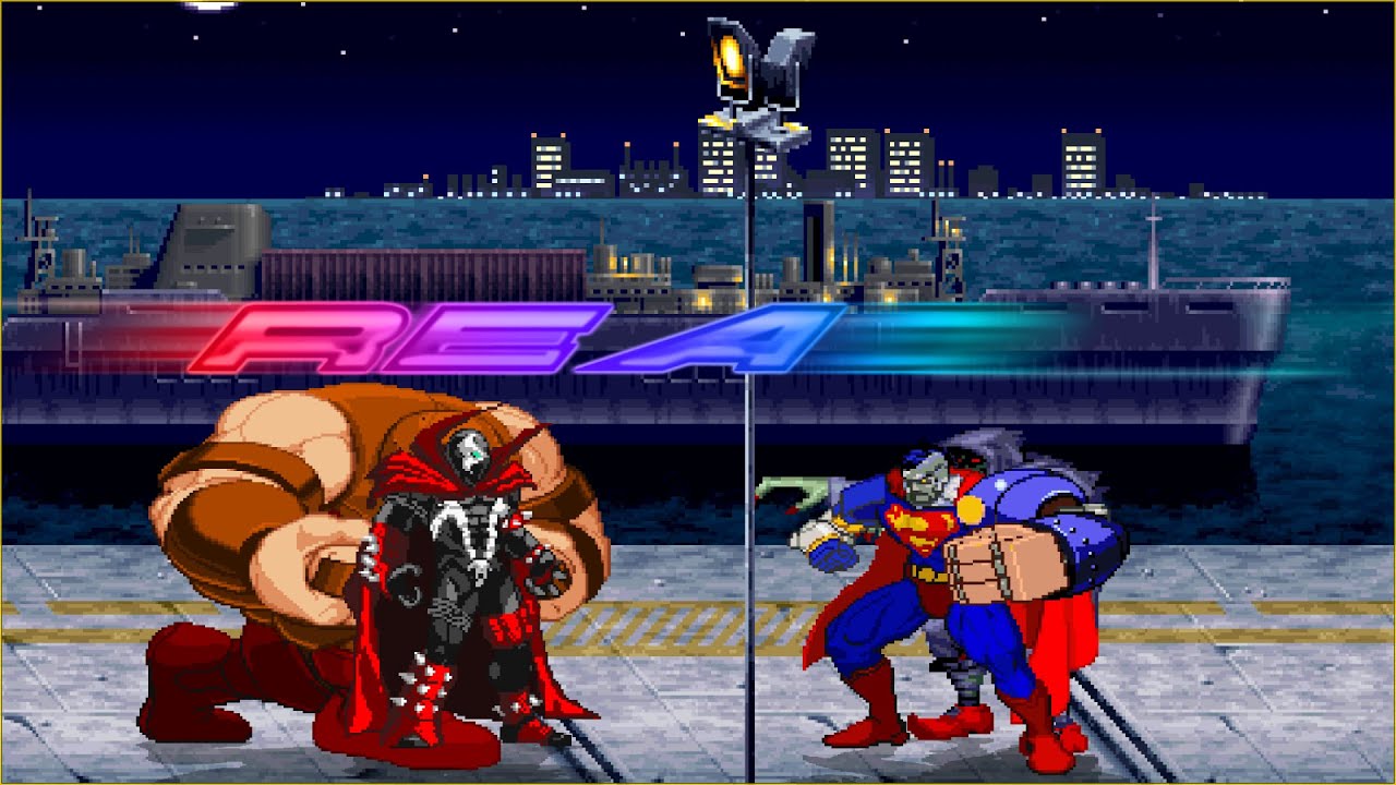 Mugen: Spawn/Juggernaut vs Cyborg Superman/Wraith - YouTube