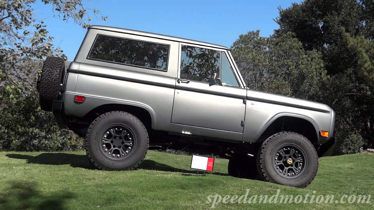 Icon Ford Bronco at the Art Center Car Classic - YouTube