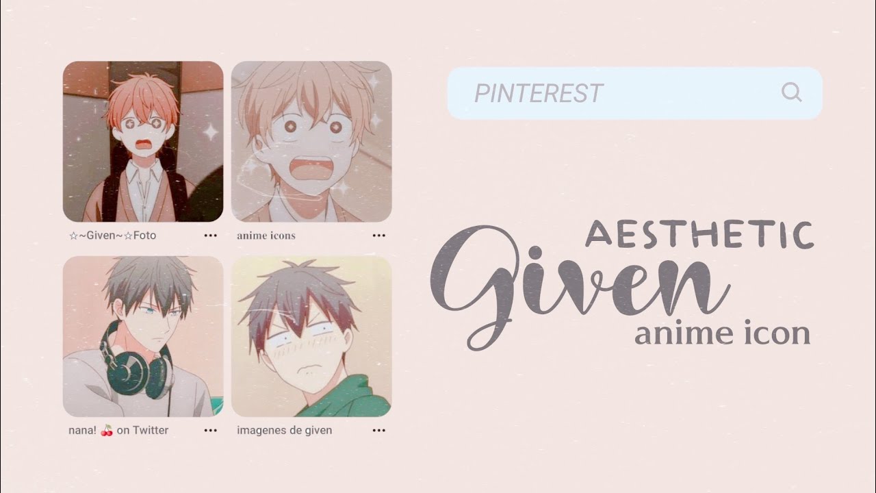 aesthetic given anime icons || ms. lee x strxbrry - YouTube