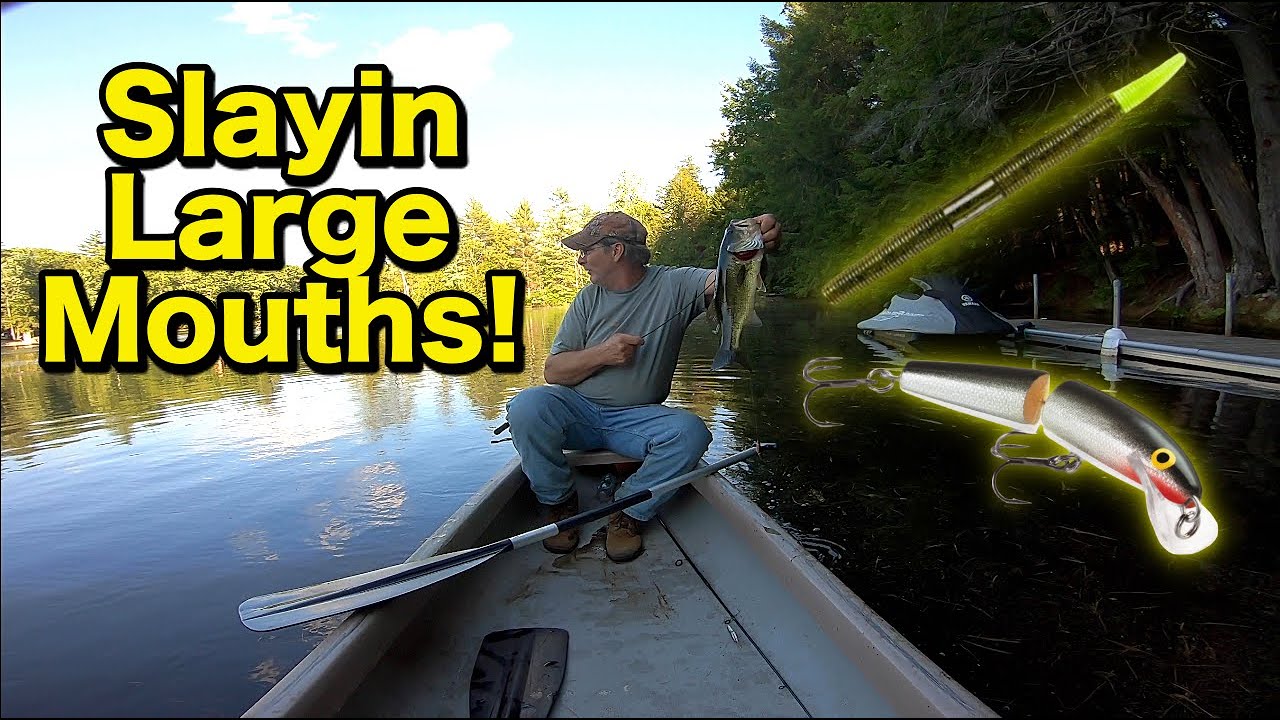 Largemouth Bass Fishing Rippin Lips ONE AFTER ANOTHER! - YouTube