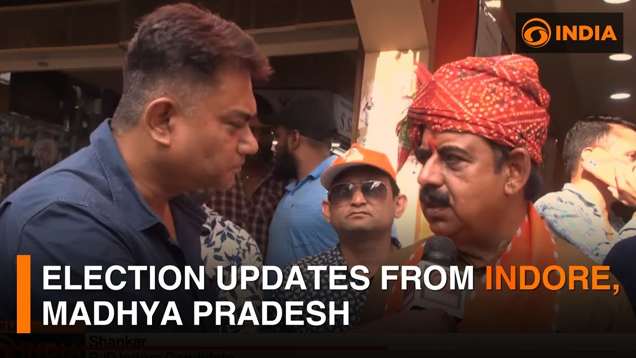 Election updates from Indore, Madhya Pradesh | DD India Live - YouTube