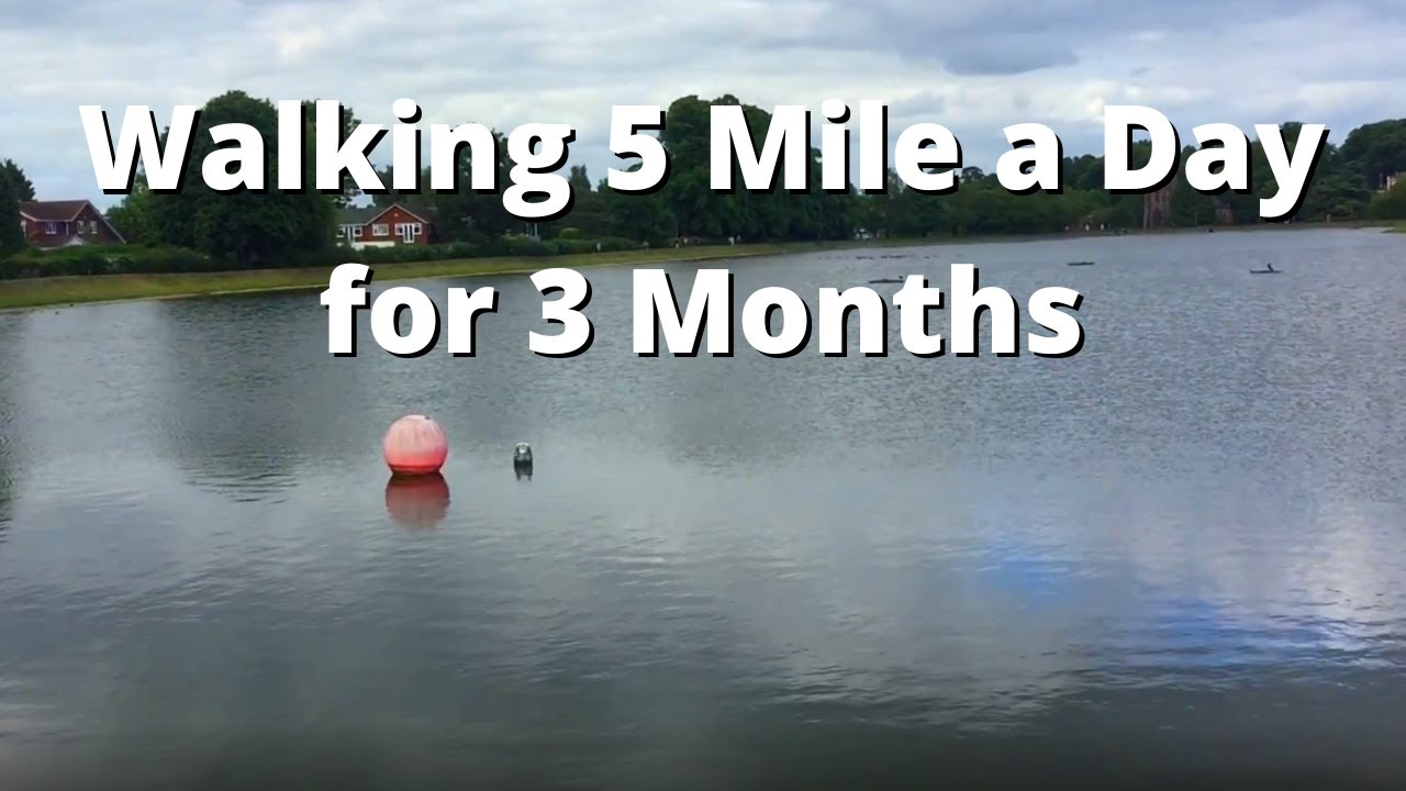 Walking 5 mile a day to lose weight - YouTube