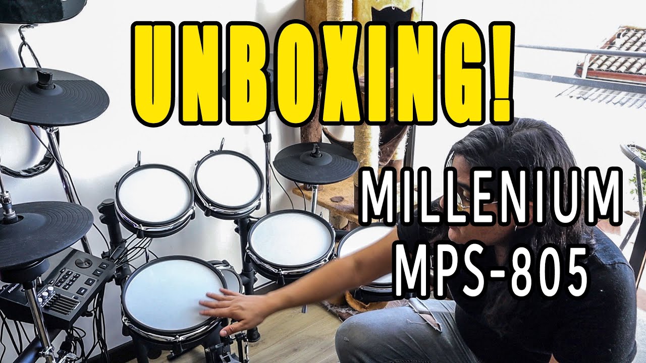 Unboxing Millenium MPS 850 Batería electrónica - Tienda Thomann - YouTube