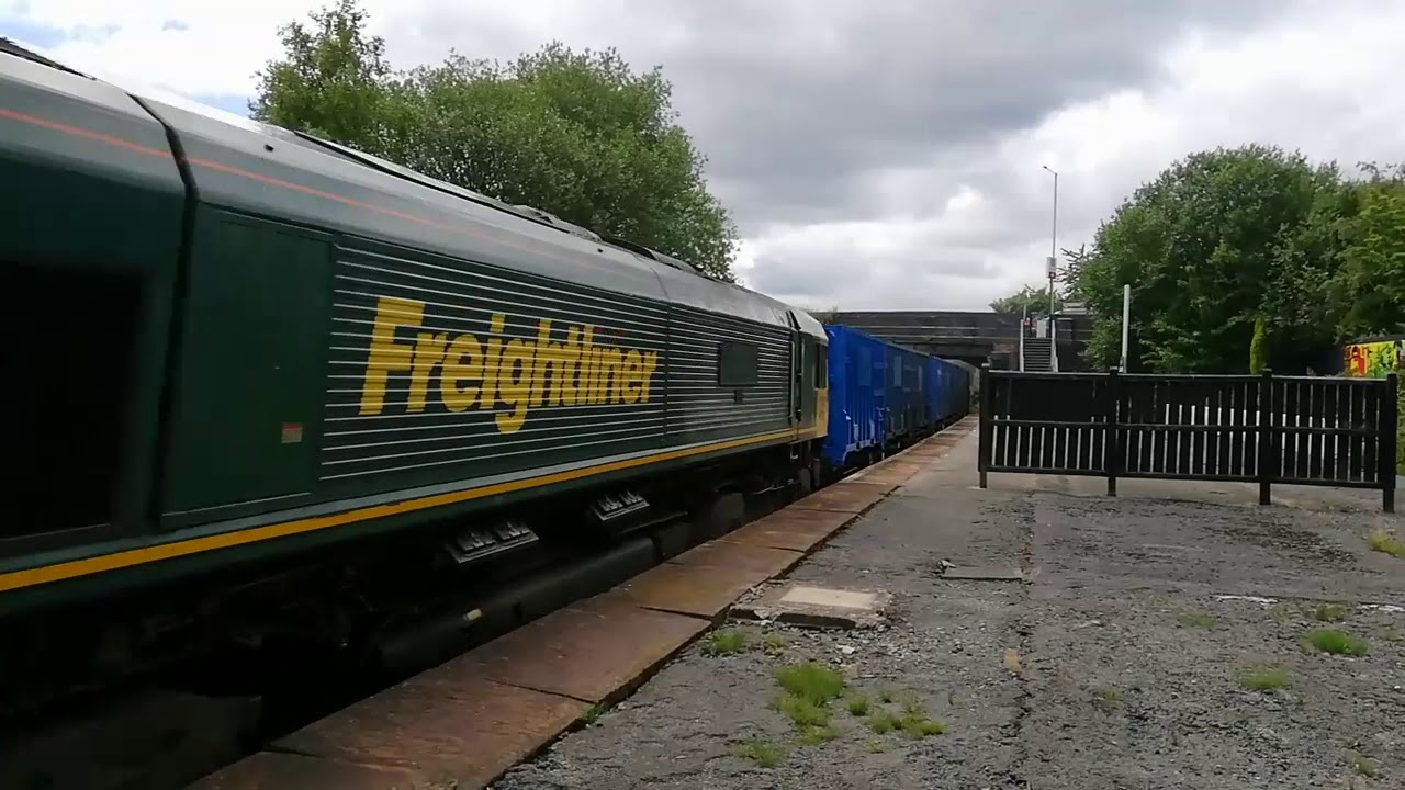 Two smelly bin trains at Reddish South (Please read text) - YouTube