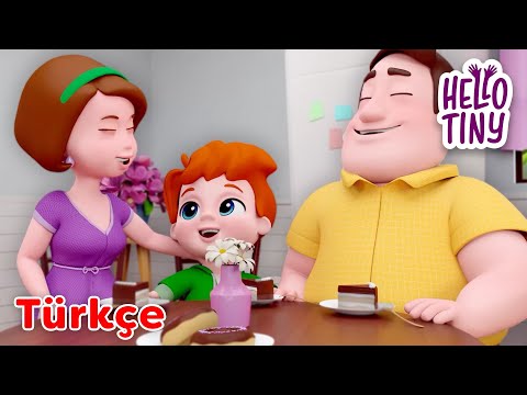 🏡 Ev partisi! 🎉 En iyi çocuk şarkıları 🎵 Bebekler için şarkı koleksiyonu 👶 Hello Tiny Türkçe