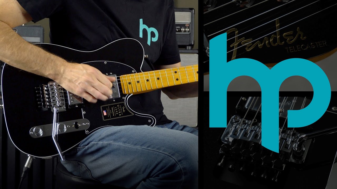 Fender American Ultra Luxe Telecaster Floyd Rose HH elektromos gitár ...