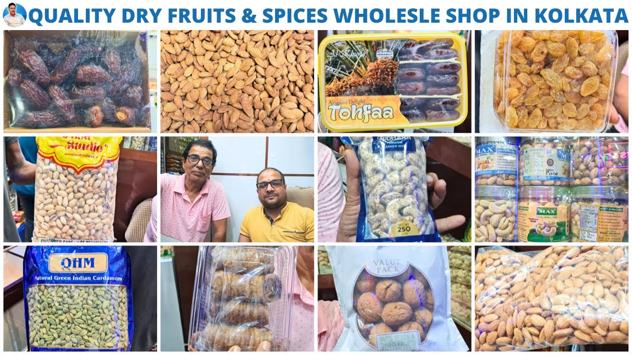 Dry Fruits & Spices Wholesale Market in Kolkata | Cashews, Almonds ...
